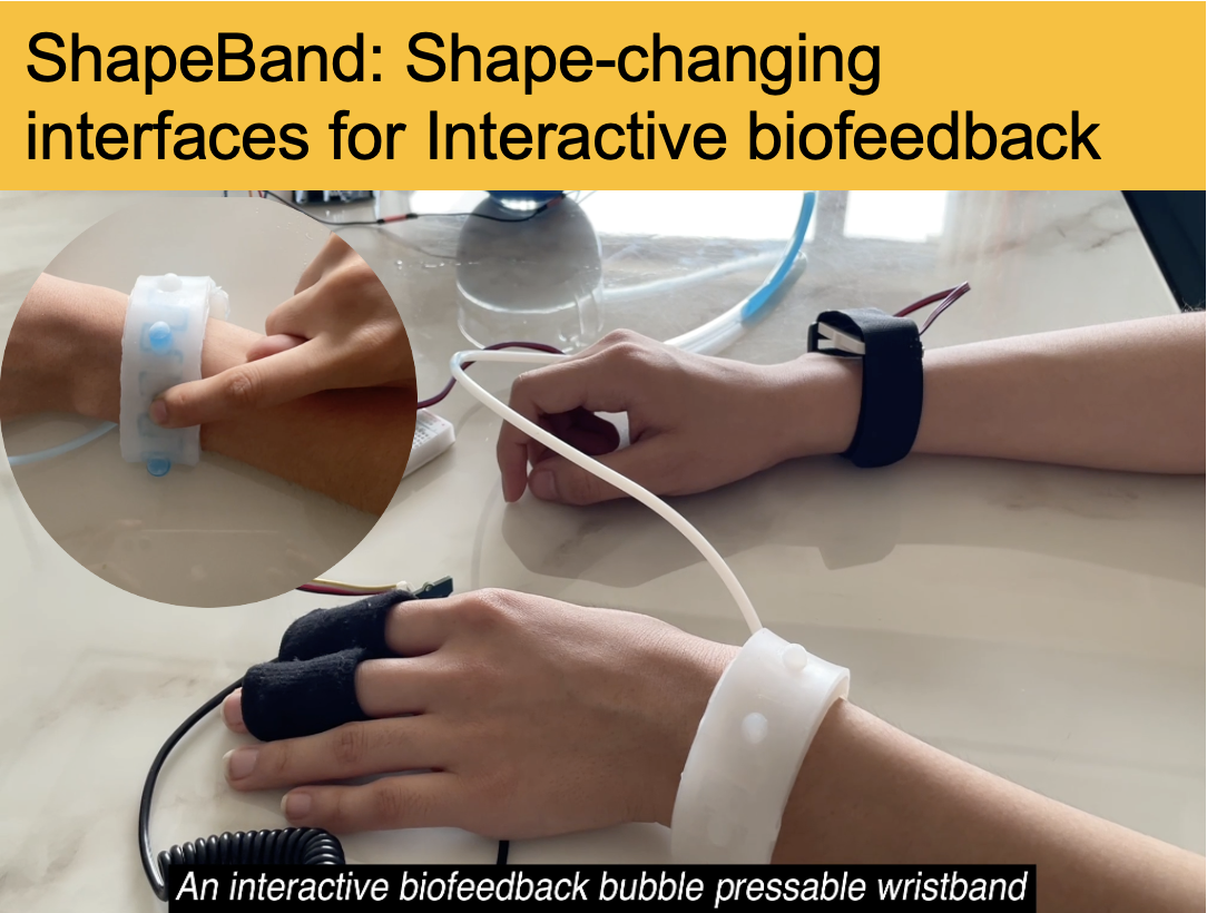 ShapeBand: Design of Shape-changing Wristband with Soft Materials and ...